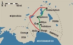 Paul’s First Missionary Journey through Perga and Pisidian Antioch ...