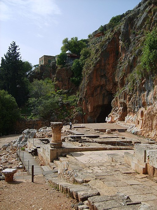 Ruins at Banias - King Herod’s Palace Identified at Caesarea Philippi ...