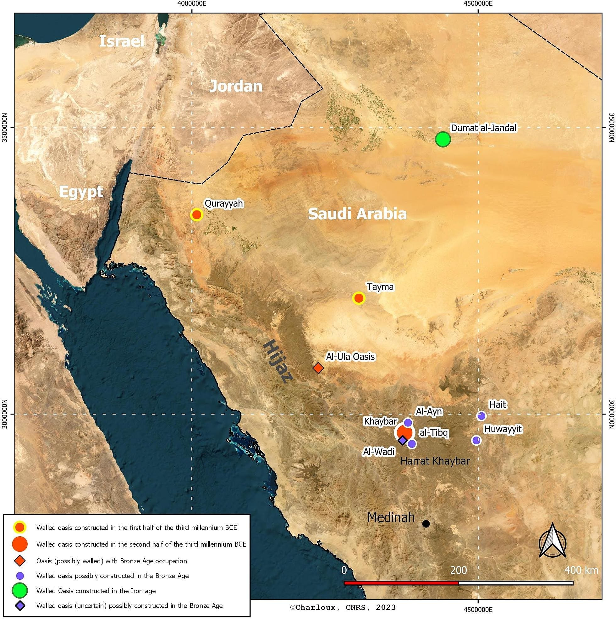 Bronze Age Fortifications Discovered in Northwest Arabia - Biblical ...