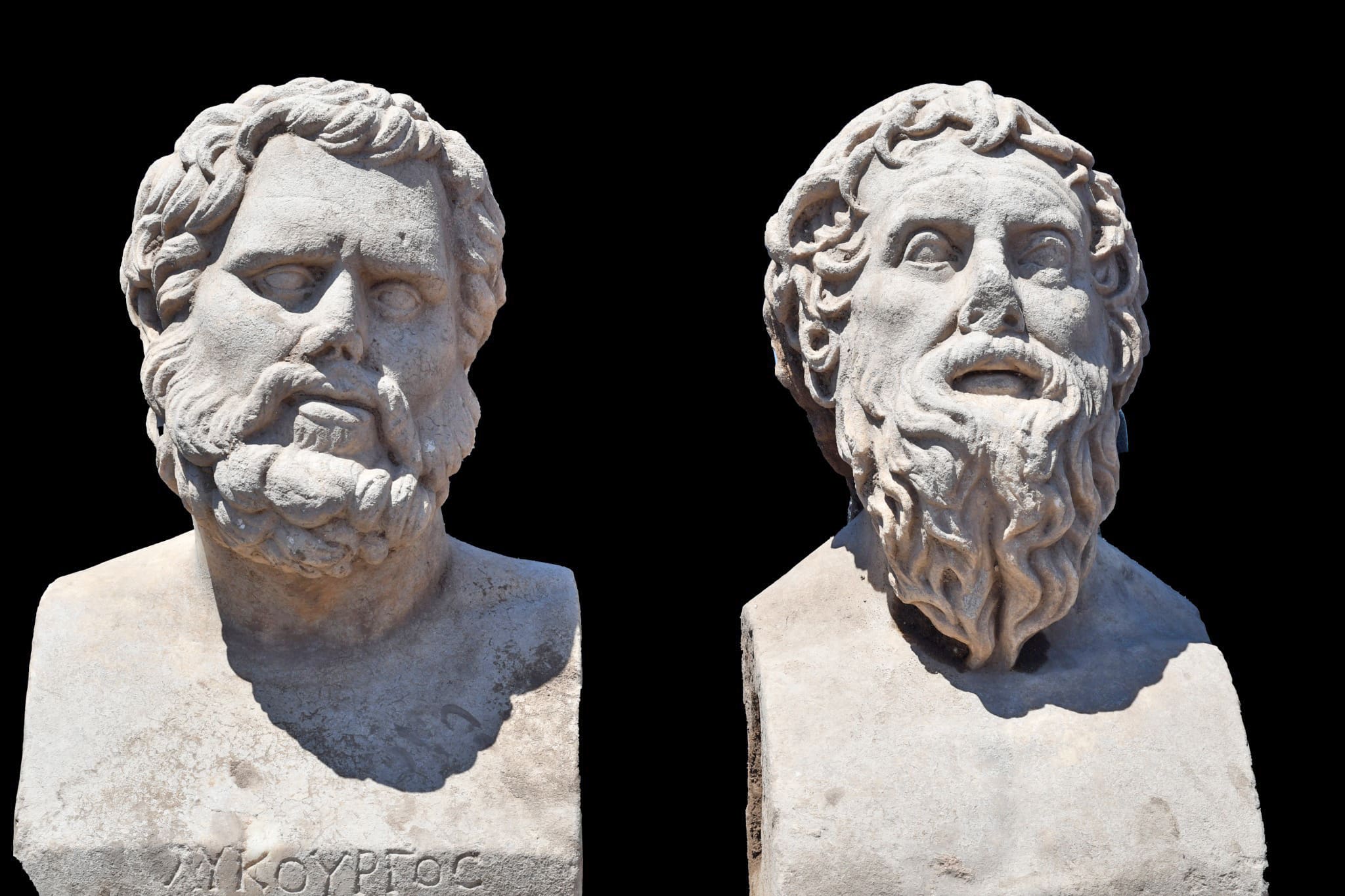 Statues of Mysterious Classical Figures Found Near Caesarea - Biblical ...